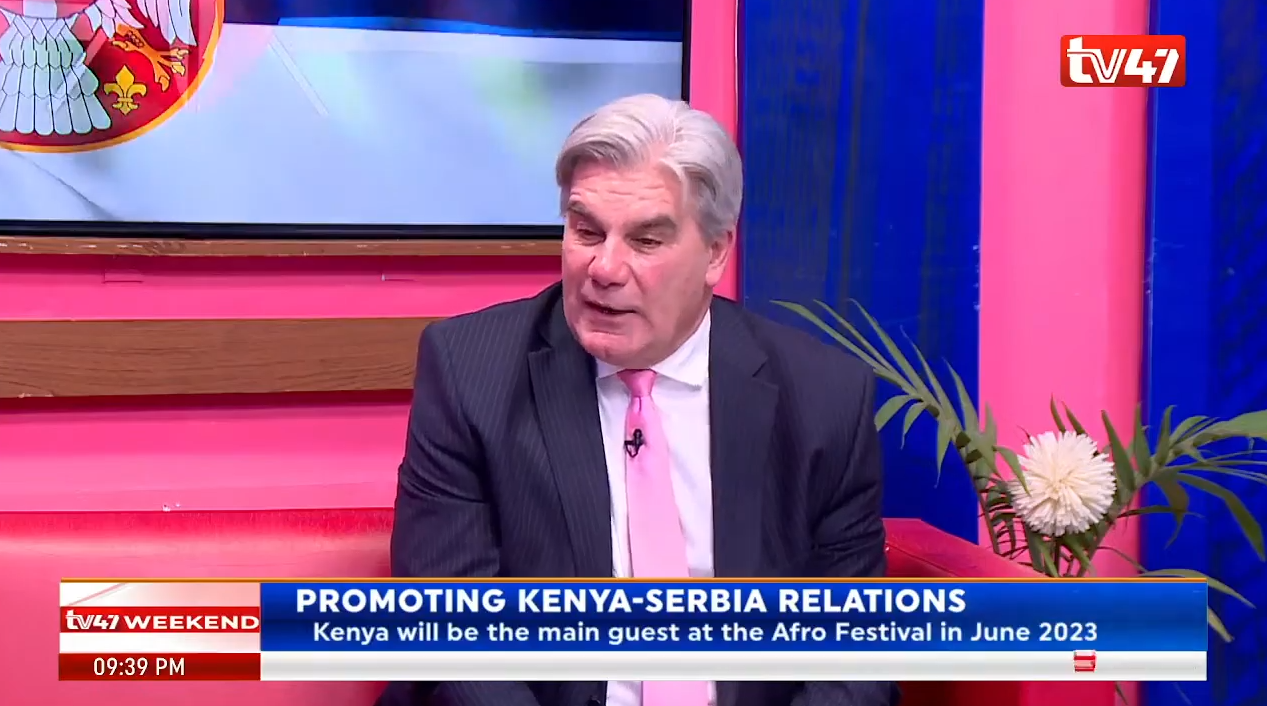 Nairobi: l'ambassadeur Županjevac a accordé une interview à la chaîne ...